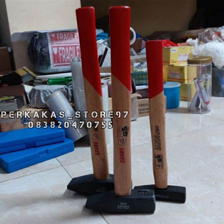 Palu tukang gagang kayu 800 gram machinist knock slag hammer merek ...