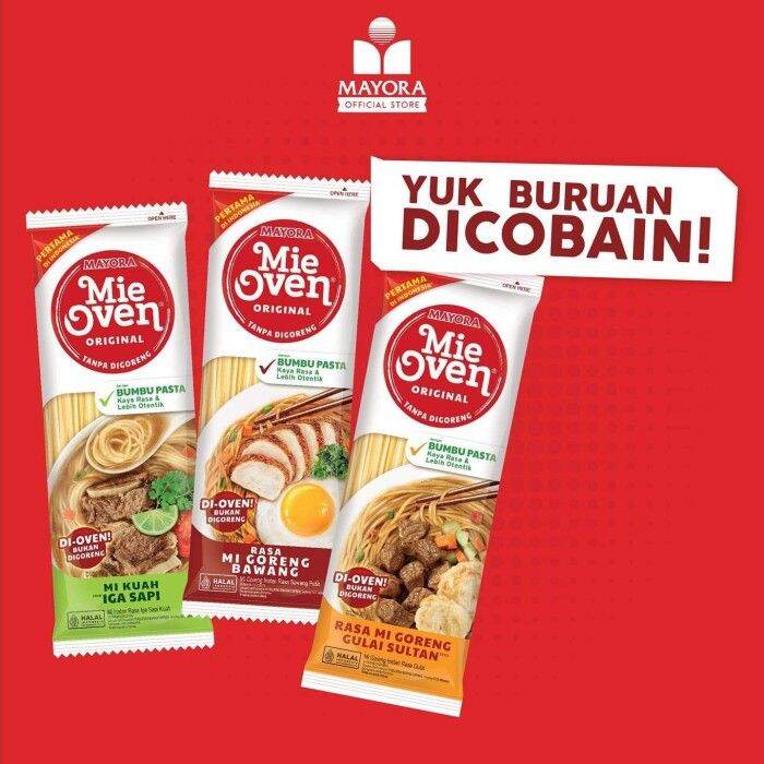 5x Mie Oven Mayora - All Variant - Goreng Bawang / Iga Sapi | Lazada Indonesia