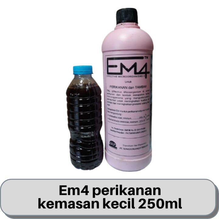 Em4 perikanan/Em4 untuk ikan dan tambak kemasan botol kecil 250ml ...