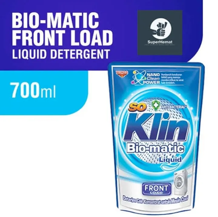 Soklin Bio Matic Front Load Liquid Detergen 700ml | Lazada Indonesia