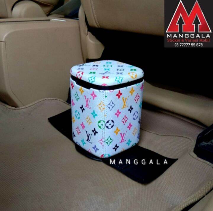 Tempat Sampah Mobil LV Putih | Lazada Indonesia