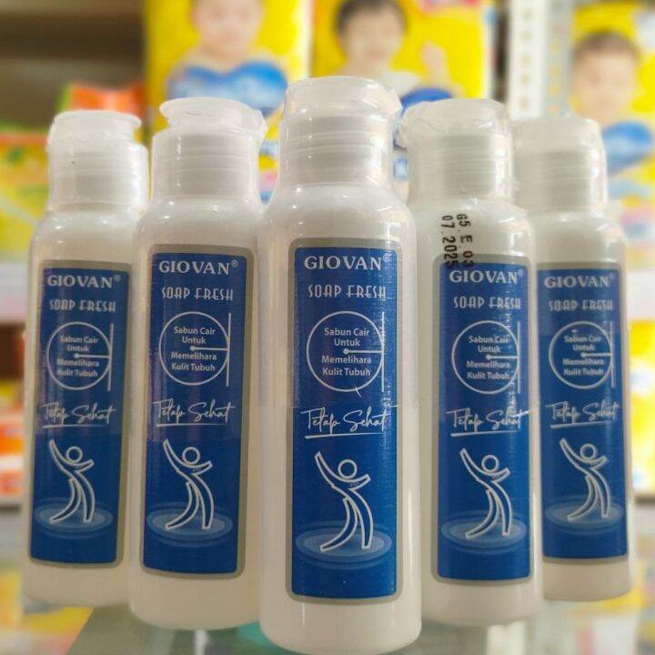 GIOVAN SOAP FRESH 90 ML / SABUN CAIR GIOVAN FRESH 90ML DEWASA DAN BAYI ...