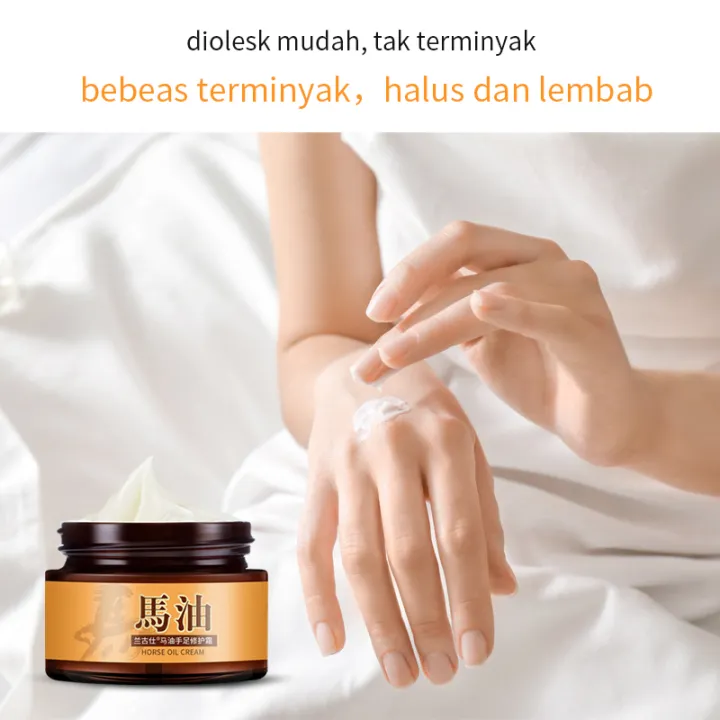 Anti pecah-pecah Krim kaki Krim tangan Tahan retak Minyak Kuda Tangan ...
