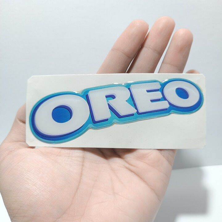 OREO Emblem sticker timbul resin lentur | Lazada Indonesia
