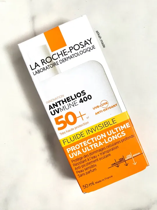 La Roche-Posay fluide invisible sunblock - กันแดด ลาโรช 50 ml | Lazada ...