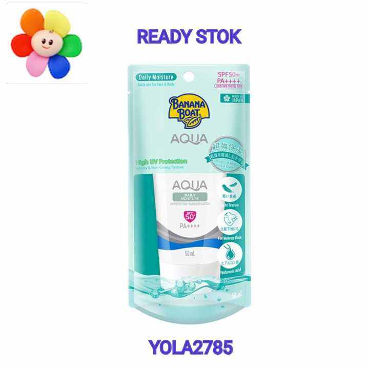 Banana Boat Simply Protect Aqua Daily Moisture Sunscreen Lotion SPF50+ | Lazada Indonesia