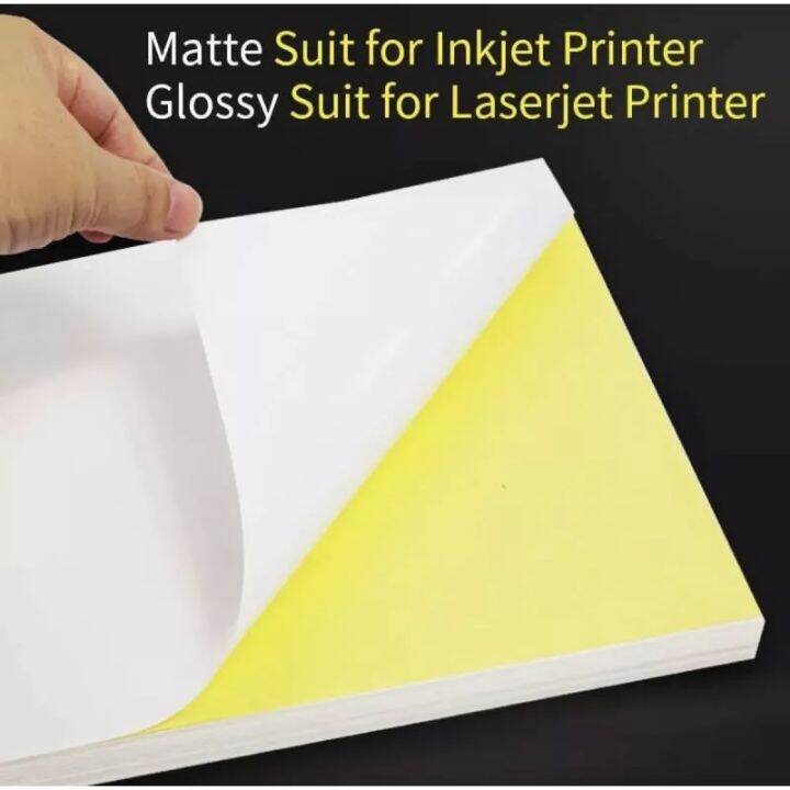 A4 Printable Adhesive Sticker Paper Product Labels | Lazada PH