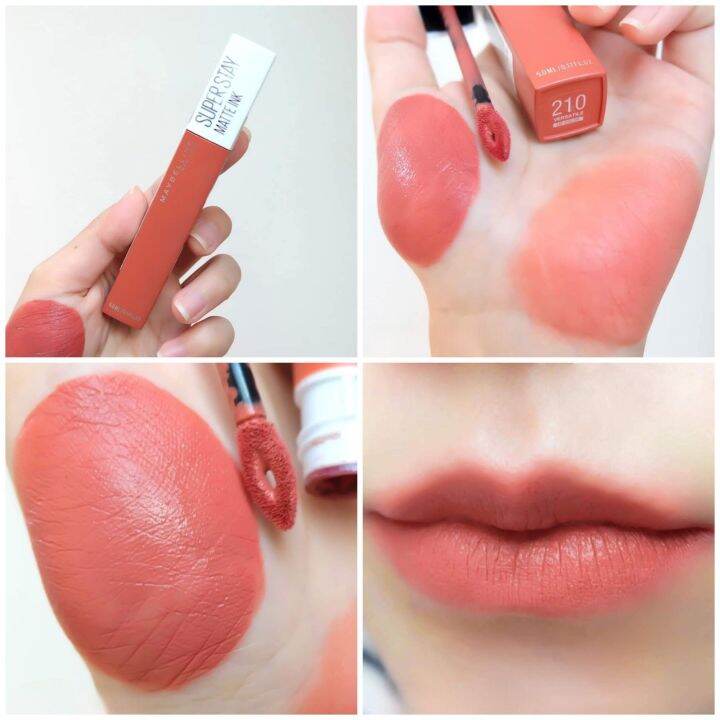 Maybelline รุ่น Super stay matte ink เบอร์ 210 Versatile สีโทนนู้ดชมพู ...