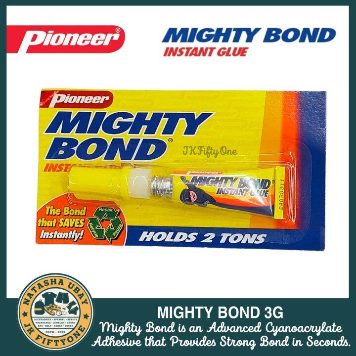 Pioneer Mighty Bond Instant Glue 3g Lazada Ph