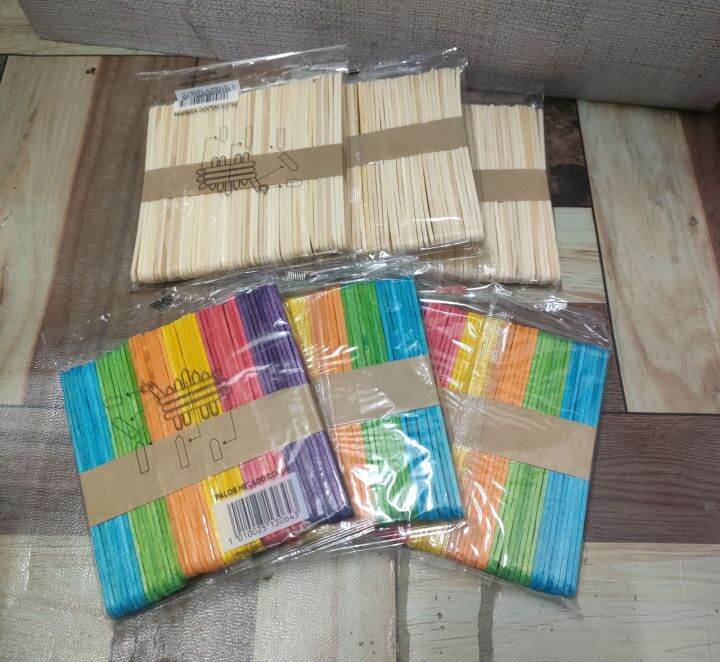 popsicle stick, wooden popsicle stick 50 pcs in 1 pack | Lazada PH
