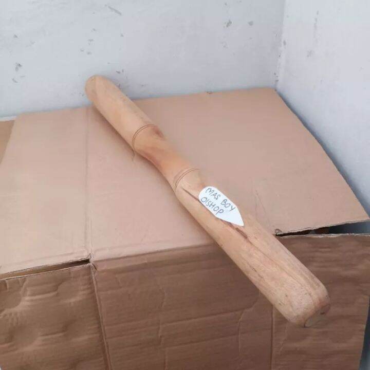 Alu Kayu Tumbukan Kayu Lesung Lumpang Panjang 60 Cm | Lazada Indonesia