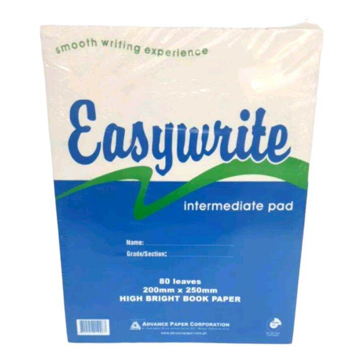 Easywrite Intermediate Pad 10 Pads | Lazada PH