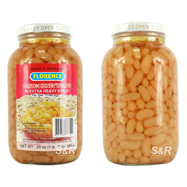 Florence White Kidney Beans in Extra Heavy Syrup 680g | Lazada PH