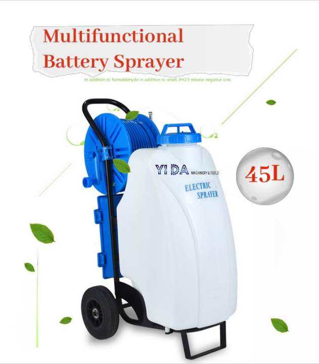 Multifunction Battery Sprayer with Roller 45L Capacity tank 45L ...