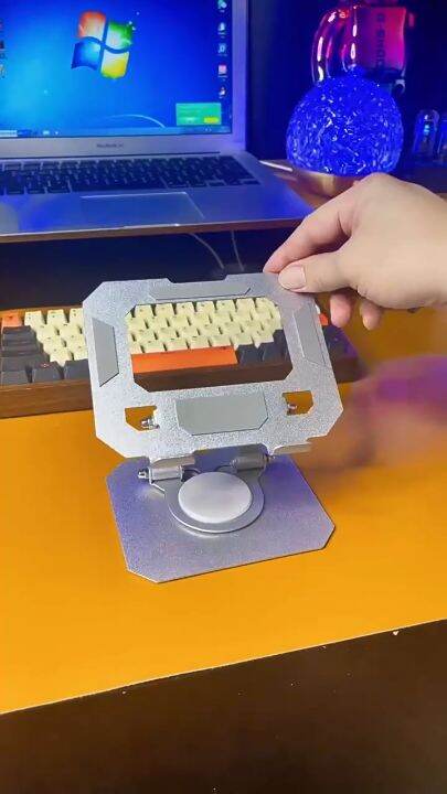 Metal rotating tablet stand foldable liftable IPAD universal | Lazada PH