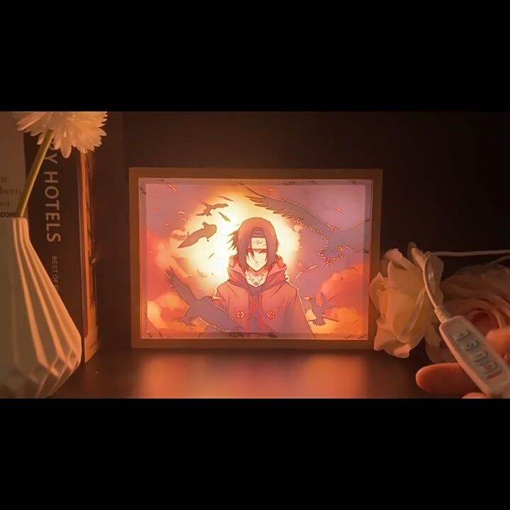 Lighting Picture Frame three color usb night light Lighting Painting ...