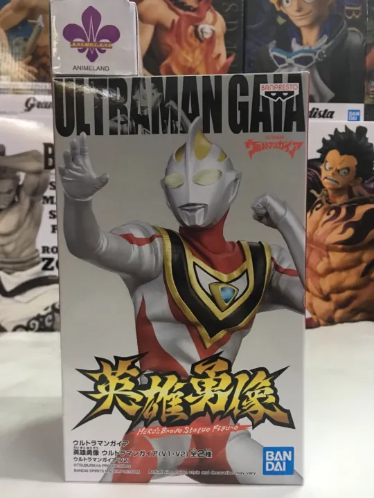 Banpresto Ultraman Gaia Hero’s Brave Statue Figure Ultraman Gaia V1 V2 ...