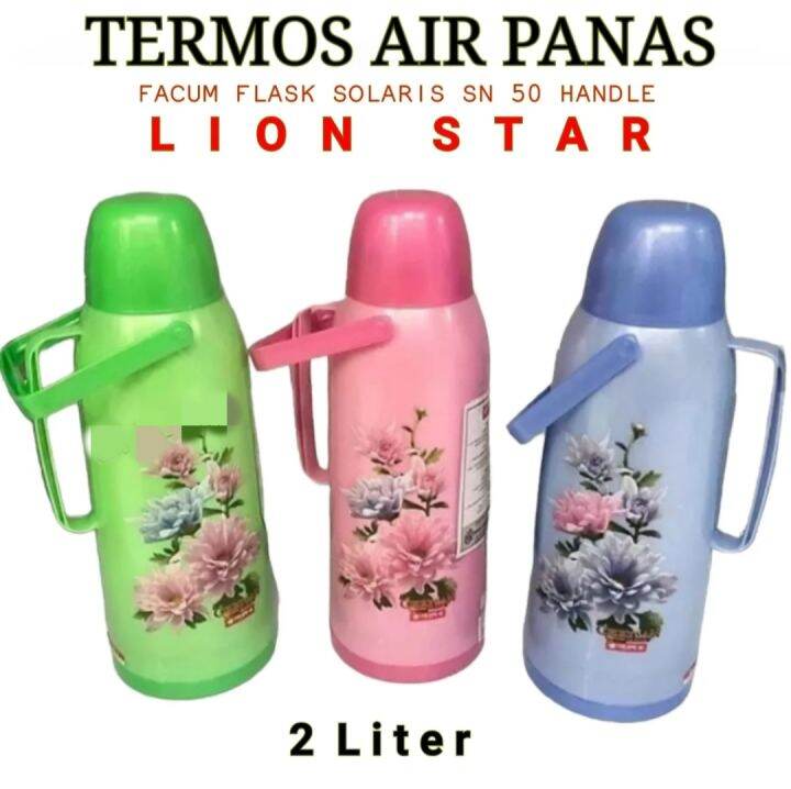 TERMOS AIR PANAS 2LTR LION STAR VACUM FLASHK / TERMOS LION STAR SUPER TEBAL BEST SELLER ...