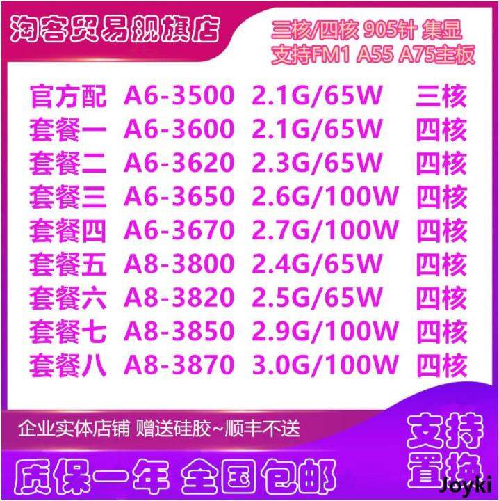 เครื่องถอด CPU แบบสี่แกน AMD ความเร็วสูง730 740X750K 760K FM2 | Lazada ...