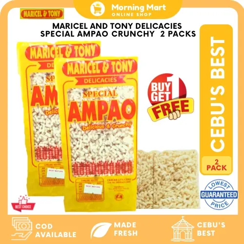 Maricel and Tony Special Ampao in Carcar Cebu Pop rice | Authentic ...