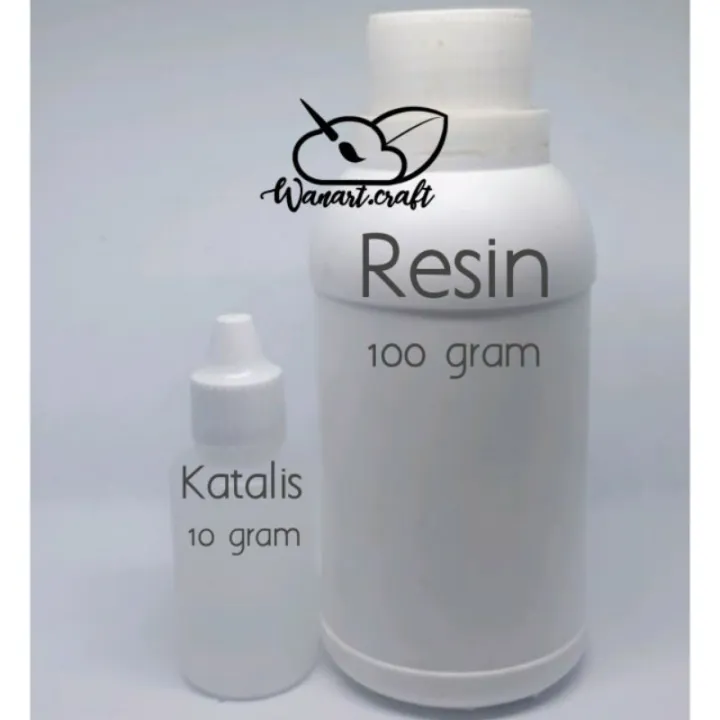 Resin Bening 100 Gram + Catalyst Resin Super Bening Dan Mudah Kering ...