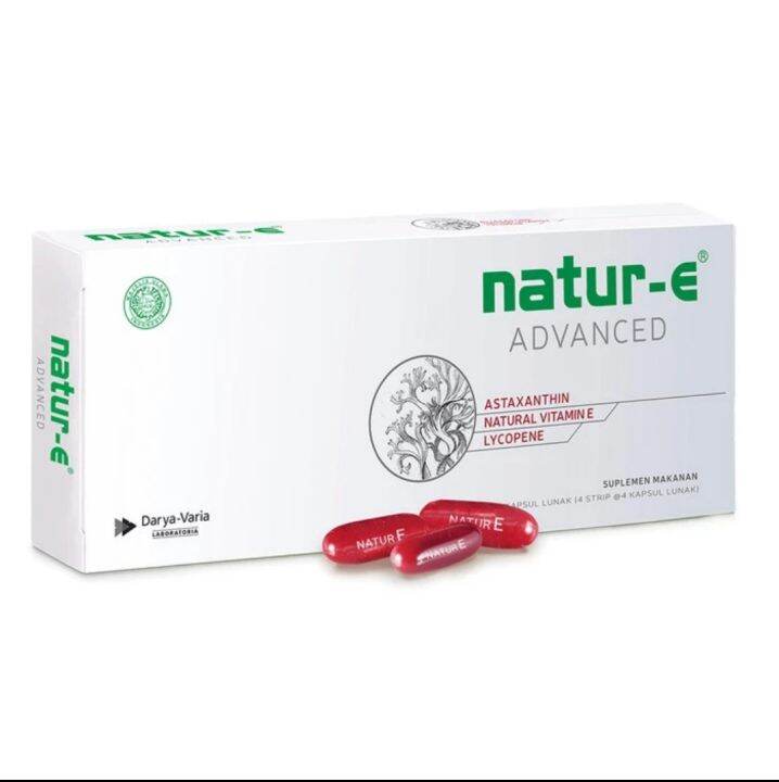 Natur-E Advanced per Box 16 Kapsul - Dengan Astaxanthin | Lazada Indonesia