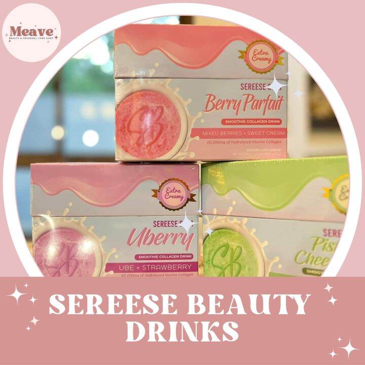SEREESE Drinks | Uberry | Pistachio Cheesecake | Berry Parfait | Lazada PH
