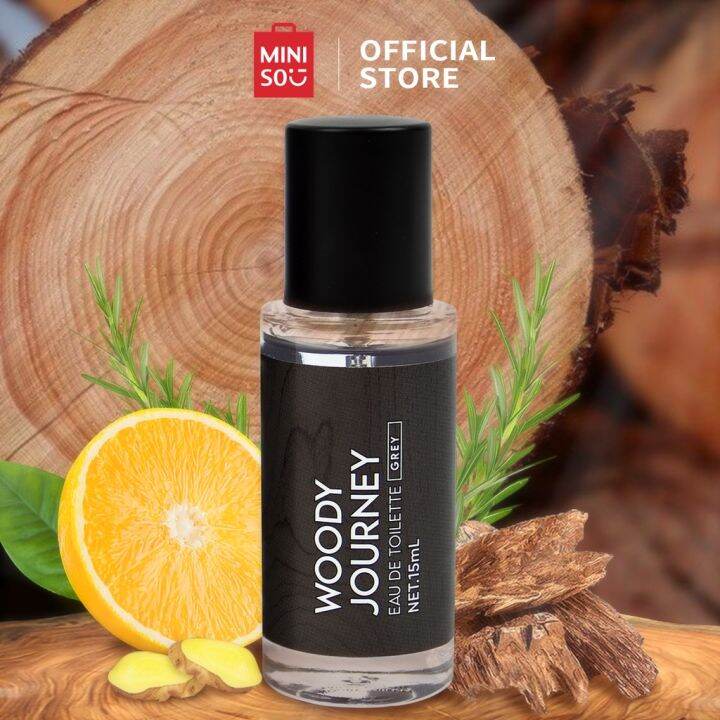 Miniso parfum pria Woody Journey Grey 15Ml | Lazada Indonesia