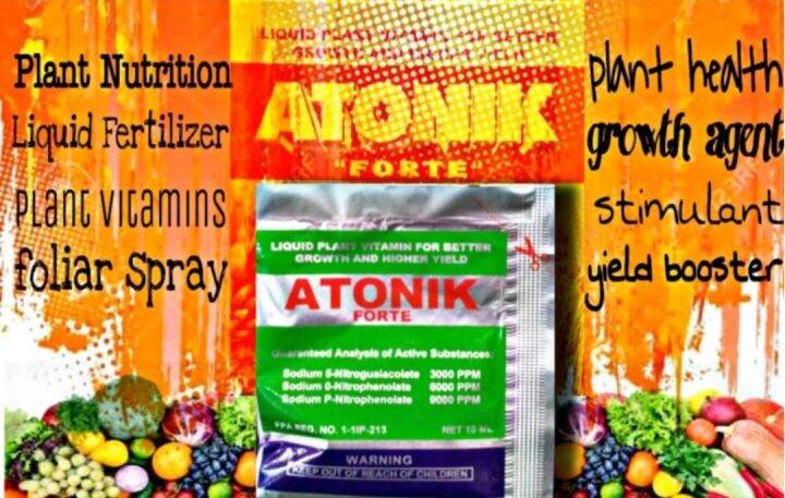 ATONIK FORTE / LIQUID FERTILIZER / PLANT STUMULANT / FOLIAR SPRAY (10ML ...