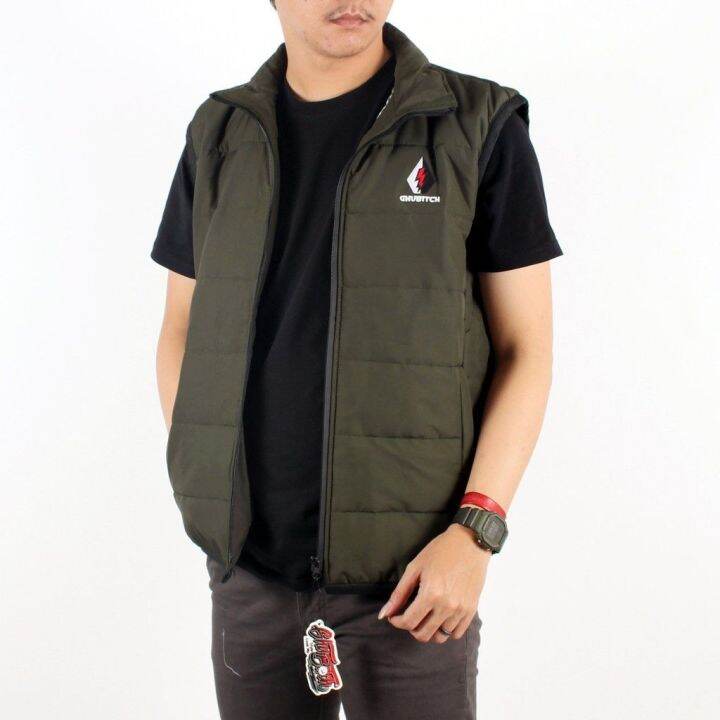 Jaket Rompi Pria Keren Tebal Anti Angin/Jaket Rompi Pria/Jaket Rompi ...