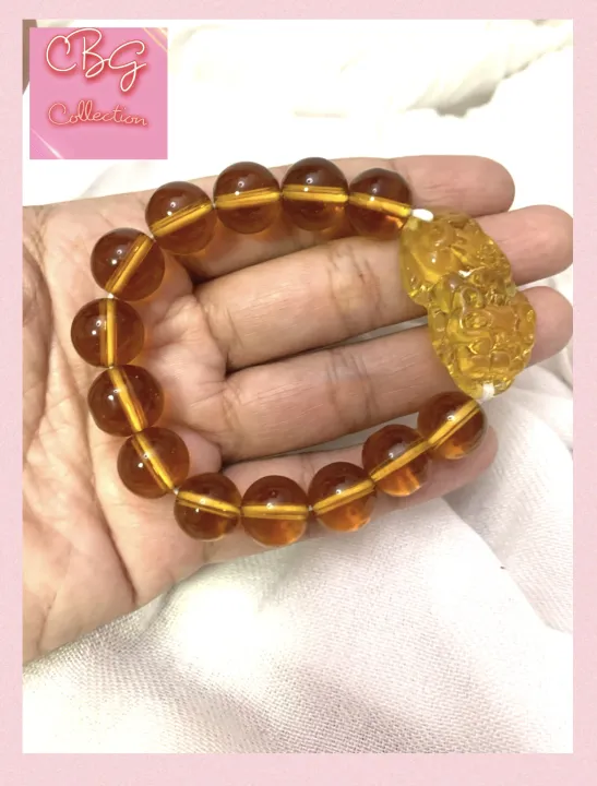 Citrine Pi Yao Original Money Wealth Magnet Lucky Charm Bracelet ...