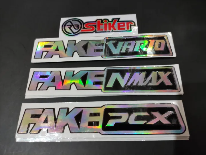 Sticker fake pcx nmax vario cutting stiker acesoris variasi motor murah ...