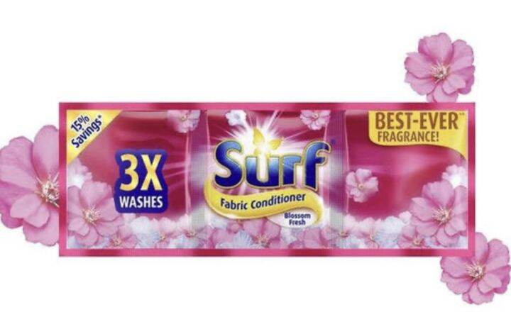 Surf Fabric Conditioner 3x Wash 69mlx6 sachets TRIPID PACK | Lazada PH