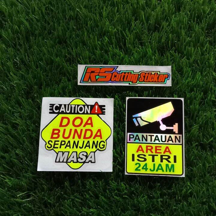 sticker caution atau perhatian sticker cutting | Lazada Indonesia