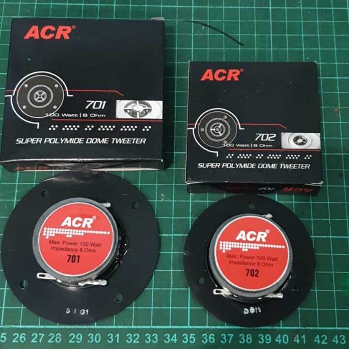 tweeter super polymide dome speaker acr 701 702 8ohm 100watt | Lazada ...