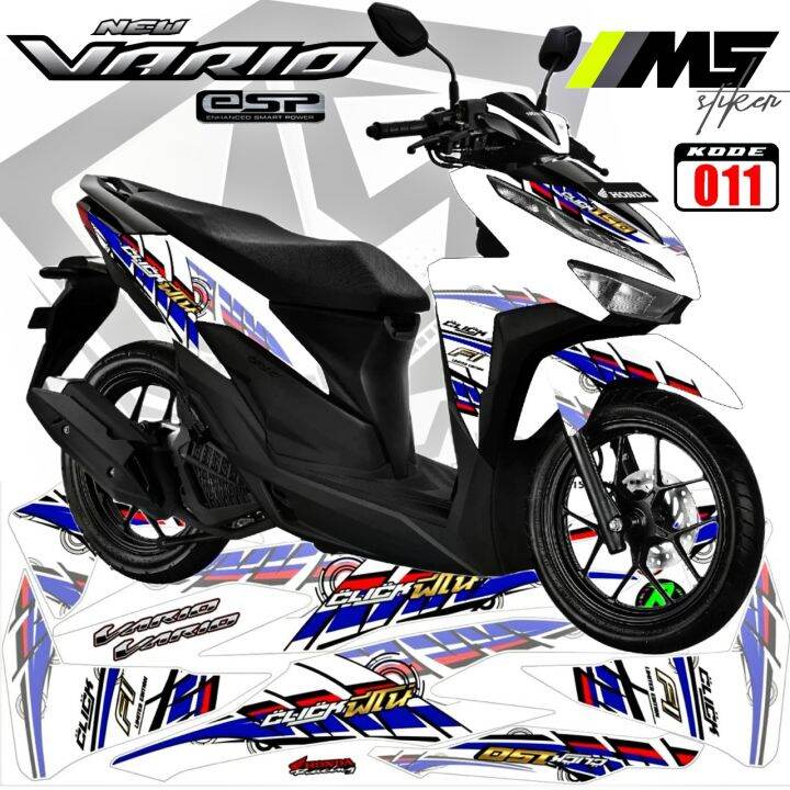 Decal Sticker Striping Variasi Vario 125 2019-2022 & Vario 150 2019 ...