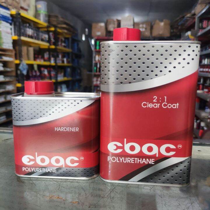 Clear coat HS EBAC 1L set hardener | Lazada Indonesia