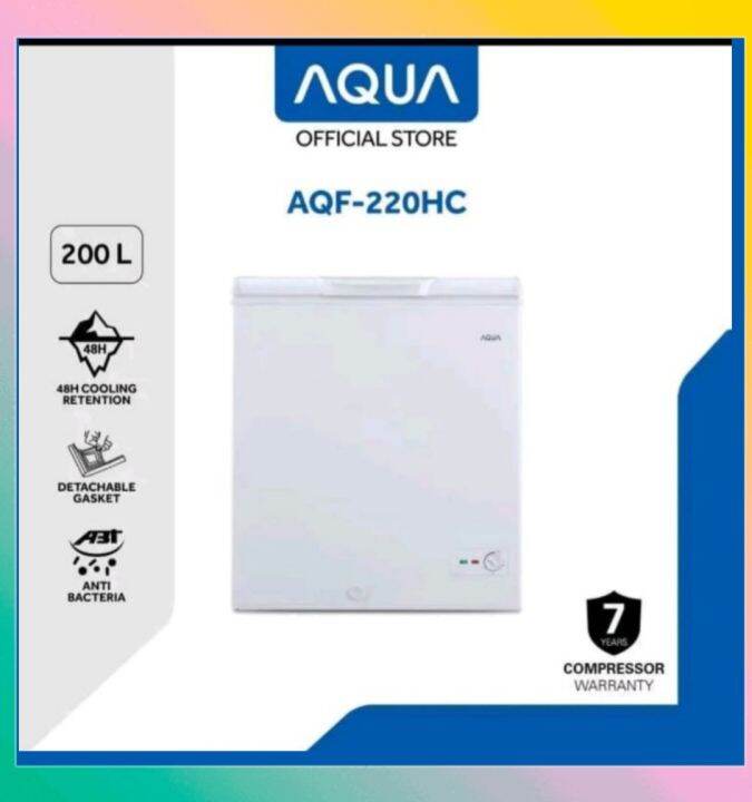 CHEST FREEZER AQUA AQF 220HC/BOX FREEZER AQUA 200LITER | Lazada Indonesia