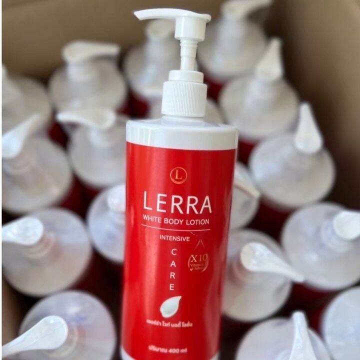 [พร้อมส่ง/ของแท้] โลชั่นทาผิวเลอร่าไวท์ สูตรเร่งขาวเร็ว Lerra White ...