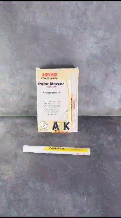 Spidol Paint Permanent Marker White JOYKO PTM37/Spidol Cat Putih White ...