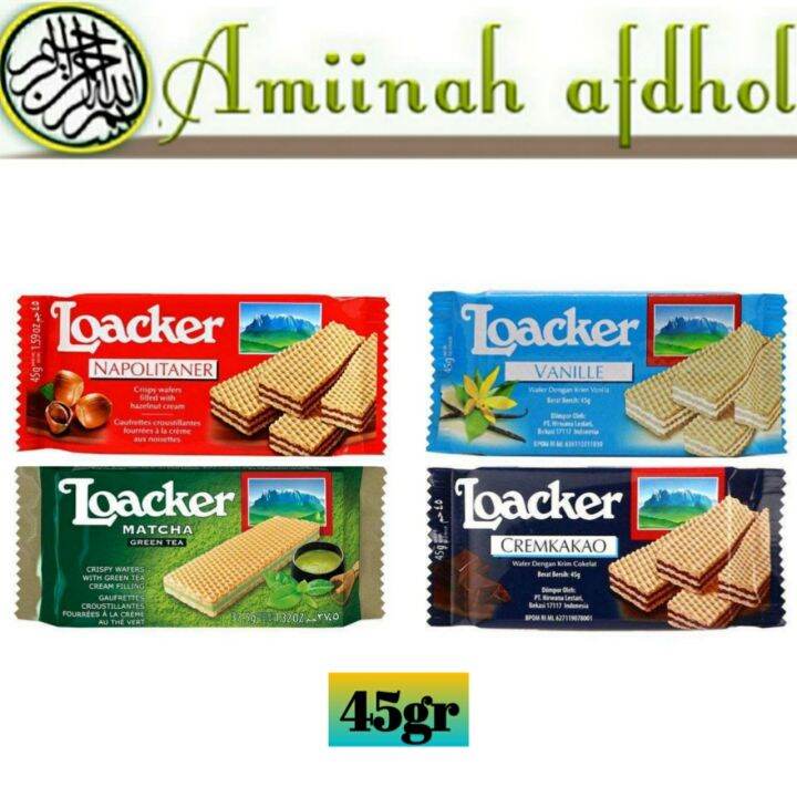 Loacker Wafer [ 45gr ] | Lazada Indonesia