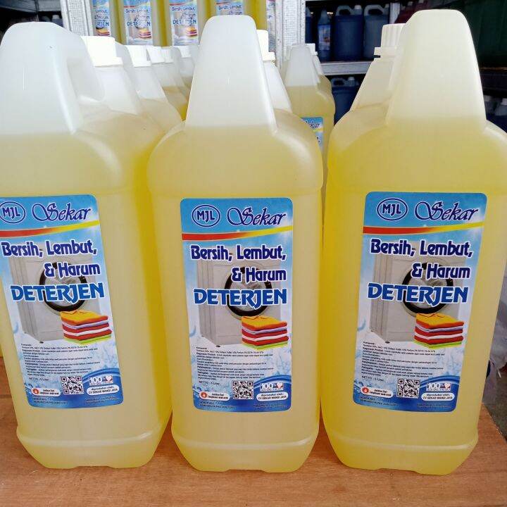 Promo Deterjen Cair 5 liter / sabun cuci 5 liter laundry Detergent laundry 5 liter Kuning ...