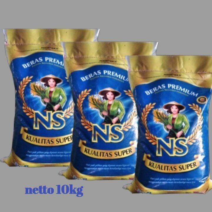 beras NS biru 10kg | Lazada Indonesia