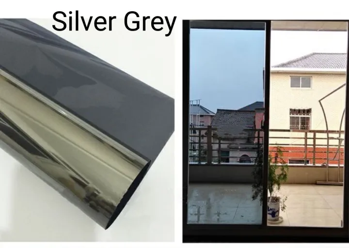 Tinted Rumah/ Silver Grey/ Tinted Office/ Tinted DIY | Lazada