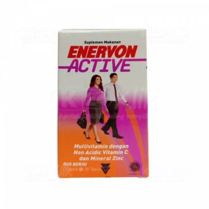 ENERVON ACTIVE BOTOL 30TABLET MULTIVITAMIN DAN MINERAL ENERVON C ACTIVE ...