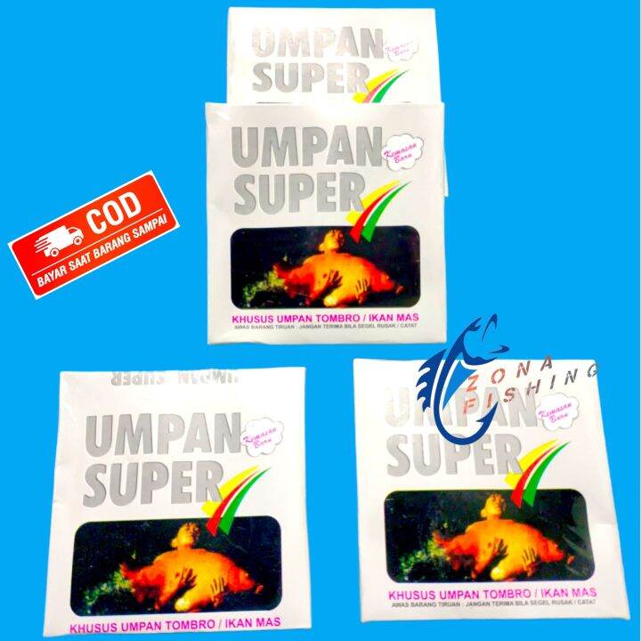 UMPAN PELET SUPER PUTIH TOMBRO IKAN MAS 70 Gram | Lazada Indonesia