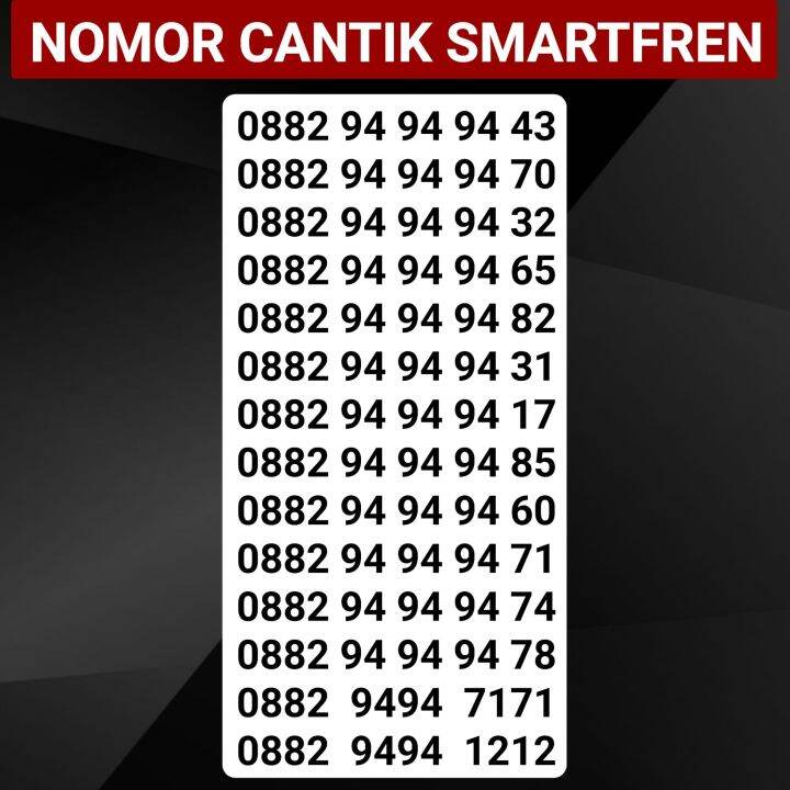 Nomor Cantik Smartfren ABABAB | Lazada Indonesia