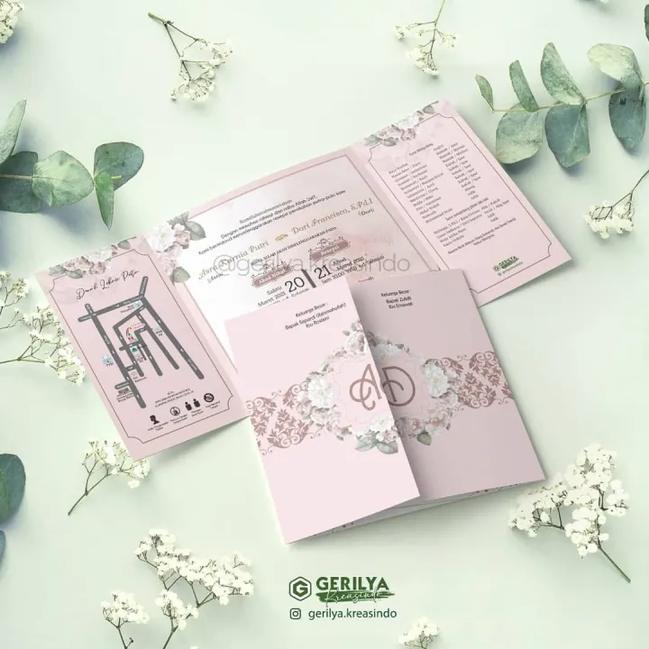 Undangan softcover undangan pernikahan premium | Lazada Indonesia