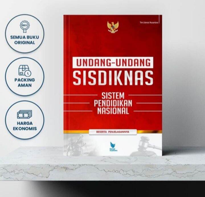 BUKU UNDANG UNDANG SISDIKNAS Sistem Pendidikan Nasional ORIGINAL LITNUS ...
