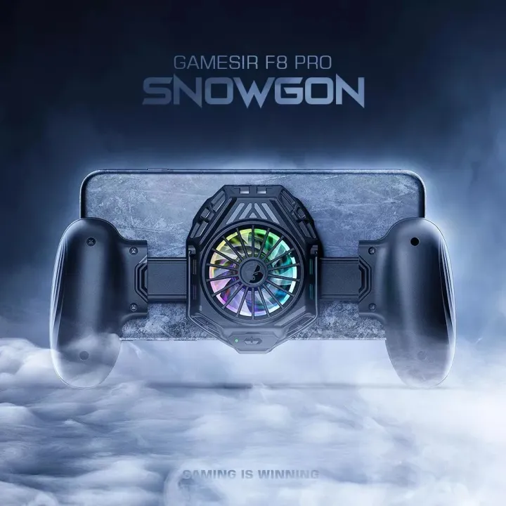 Gamesir F8 Pro Snowgon พัดลมระบายความร้อนด้วยมือถือใช้สำหรับโทรศัพท์ ...